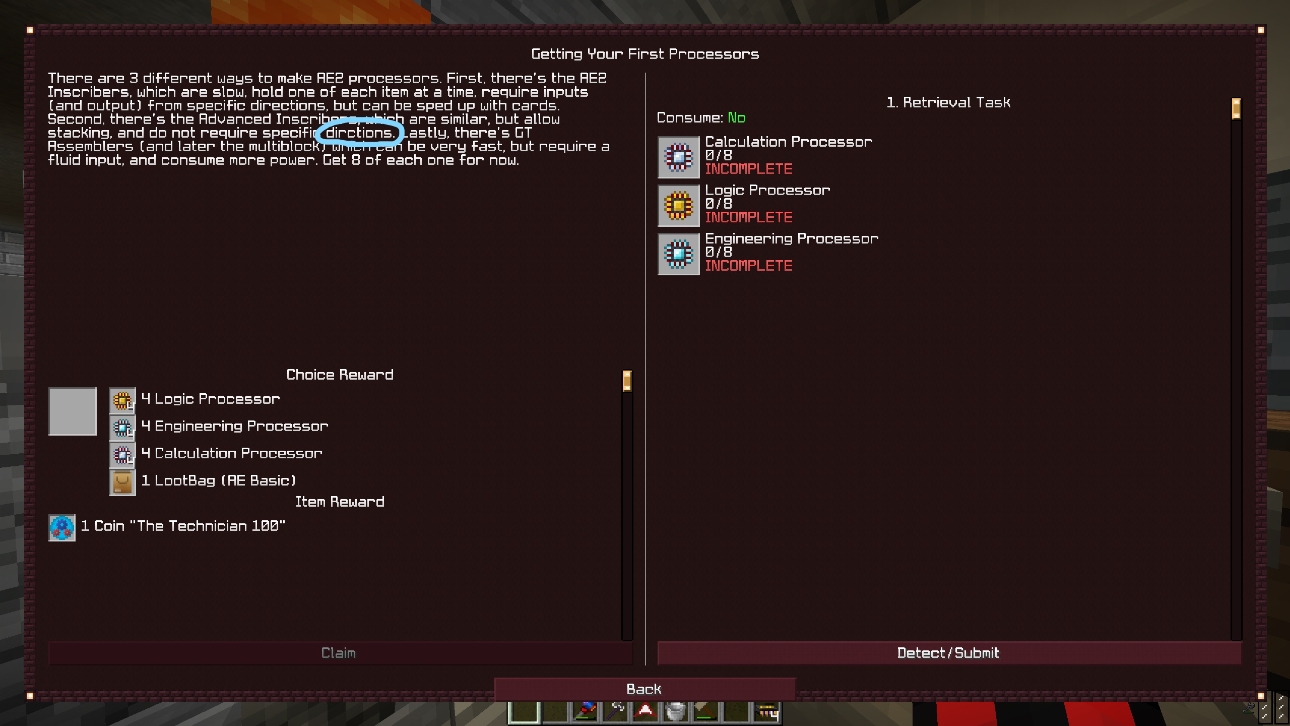 Misspell in AE2 Quest: "Getting your first processors" · Issue #8348 ...