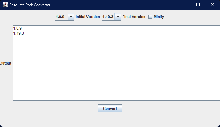 Converting just returns the input and output versions. · Issue #126 ...