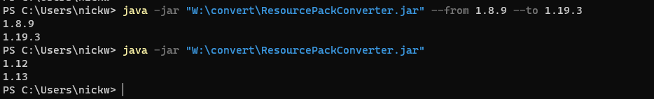 Converting just returns the input and output versions. · Issue #126 · agentdid127 ...