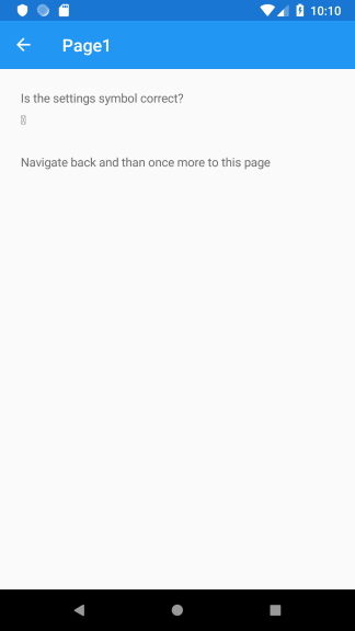 [Bug] Using FontImageSource for a ToolbarItem makes problems with using the font for a Label in ...