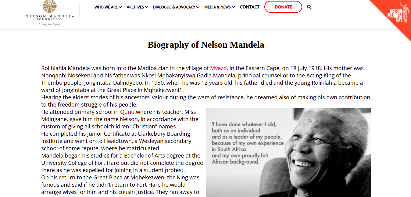GitHub - iam-benjamen/nelson-mandela-biography-page: A clone of https ...