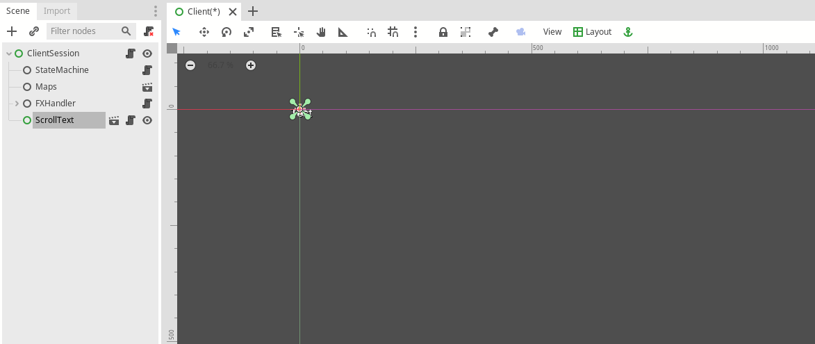 Editor toolbar is bugged and control children handles are invisible when root node is viewport ...