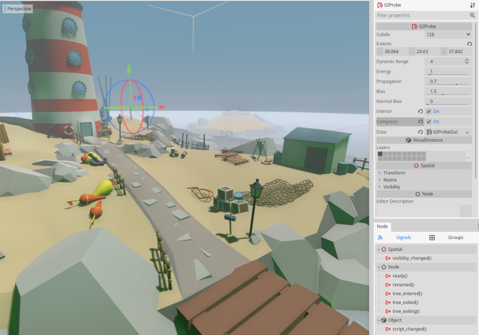 GI probe: Compress option adds green tint to scene · Issue #39335 ...