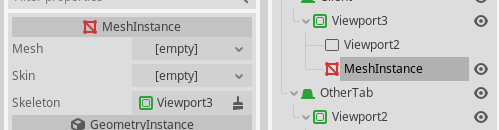 MeshInstance automatically uses any parent as skeleton · Issue #42267 · godotengine/godot · GitHub