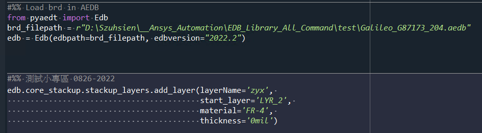 Wrong Function of edb.core_stackup.stackup_layers.add_layer · Issue #1064 · ansys/pyaedt · GitHub