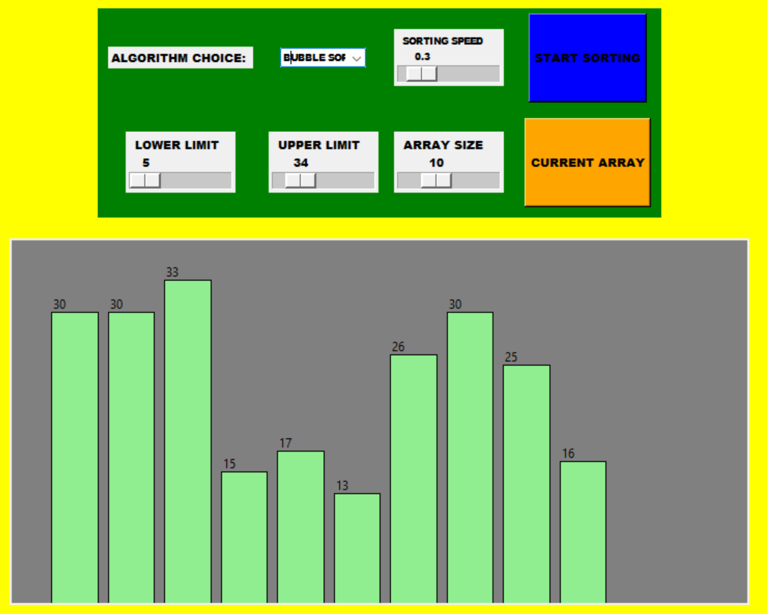 GitHub - VaibhavAjayy/SortingAlgoVisualizer