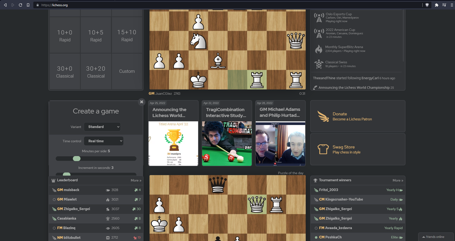 Create a game/Play with the computer/ Play with a friend are impossible to use now · Issue #93 ...