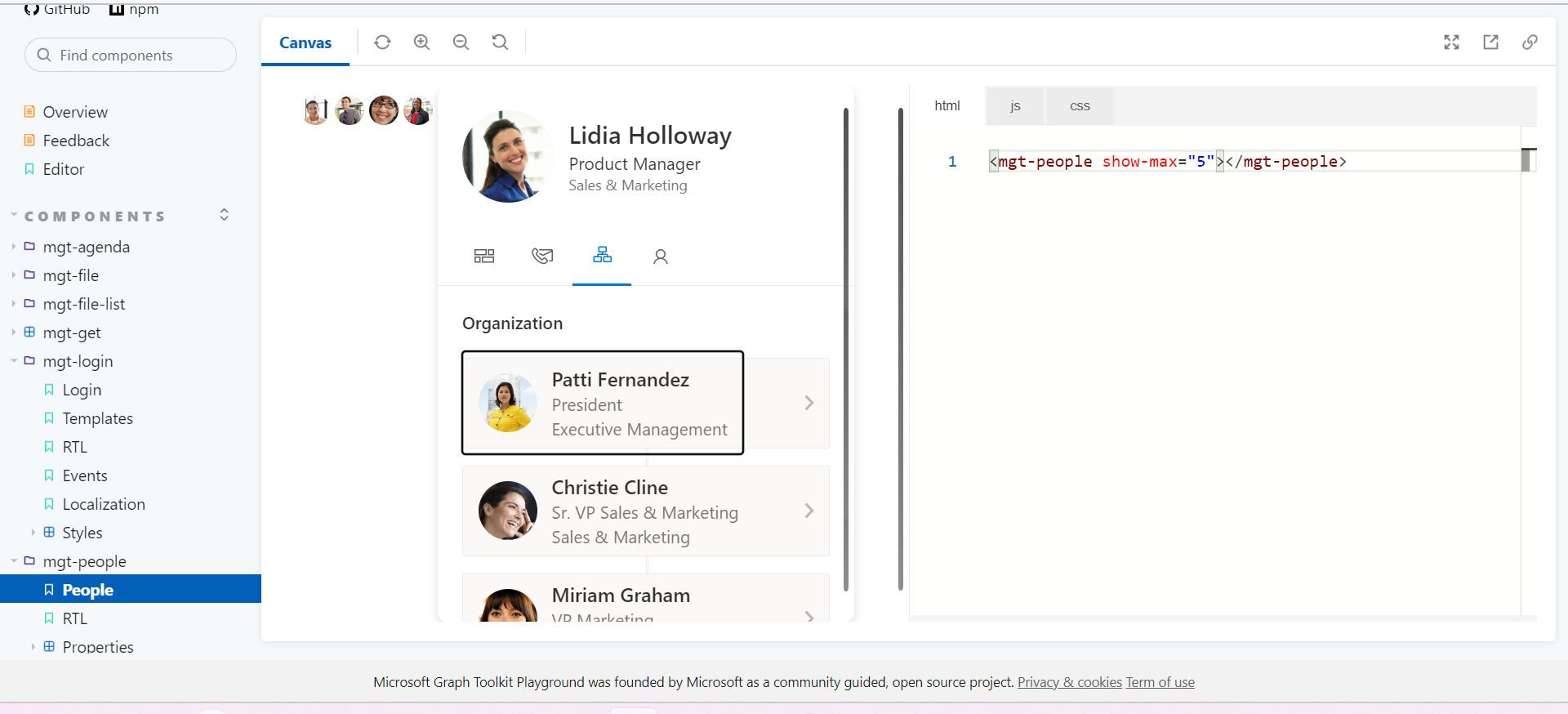 [Accessibility] [Microsoft Graph Toolkit Playground-mgt-agenda-Simple]: Controls are not ...