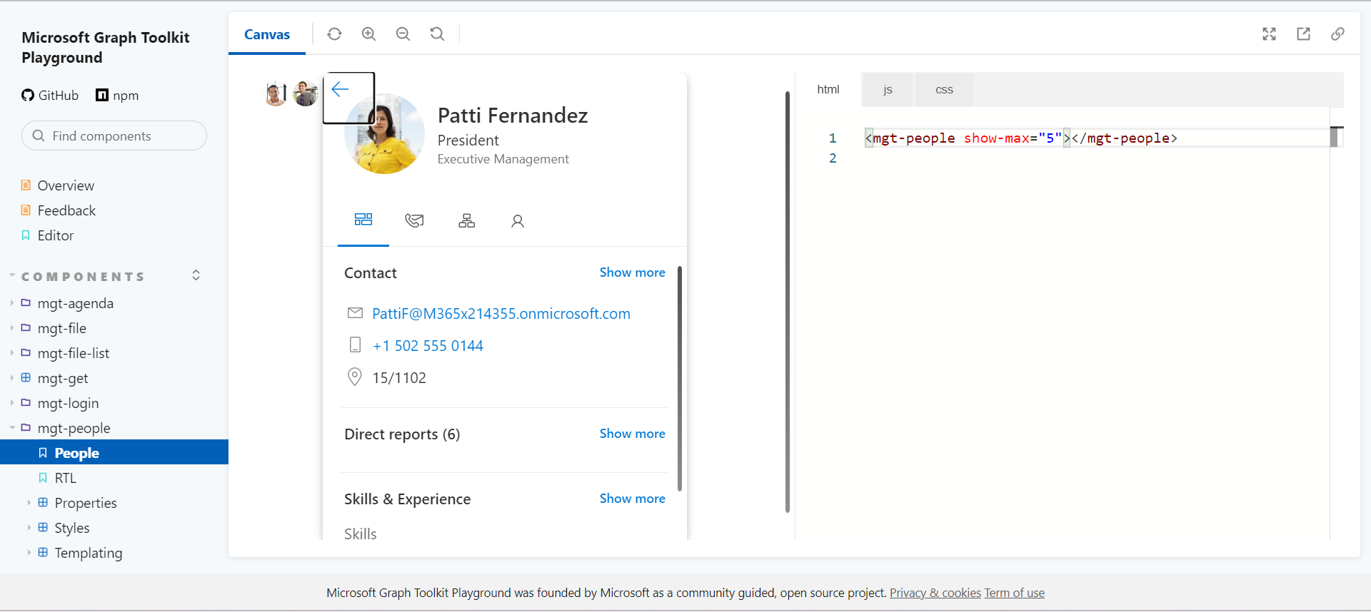 [Accessibility] [Microsoft Graph Toolkit Playground-mgt-agenda-Simple]: Controls are not ...