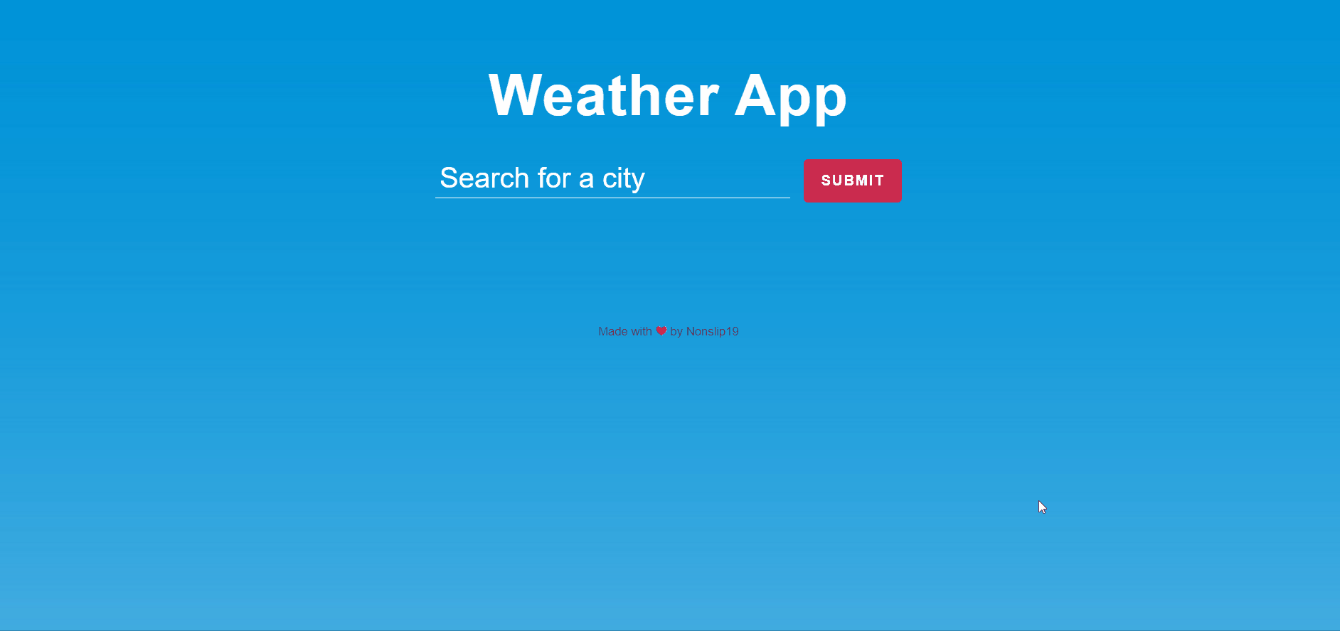 GitHub - Nonslip19/Weather-Condition-App