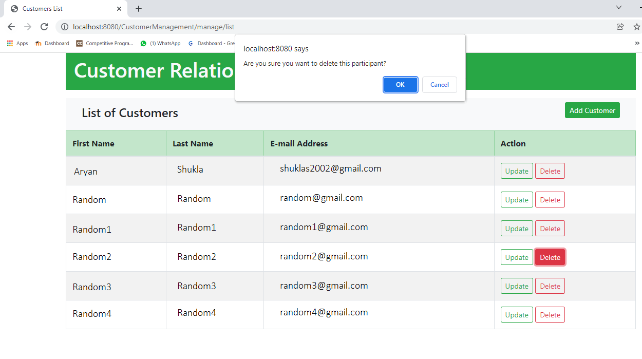 GitHub - Telomelonia/CRM_SpringMVC: This is a CRM (Customer ...