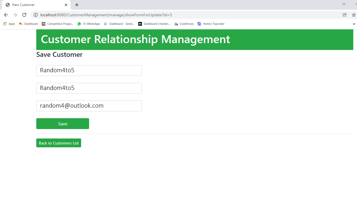 GitHub - Telomelonia/CRM_SpringMVC: This is a CRM (Customer ...