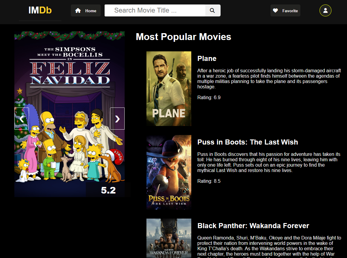 GitHub - kin6sman/imdb-Clone: This website is a clone of imdb site, a movie rating site. it is ...