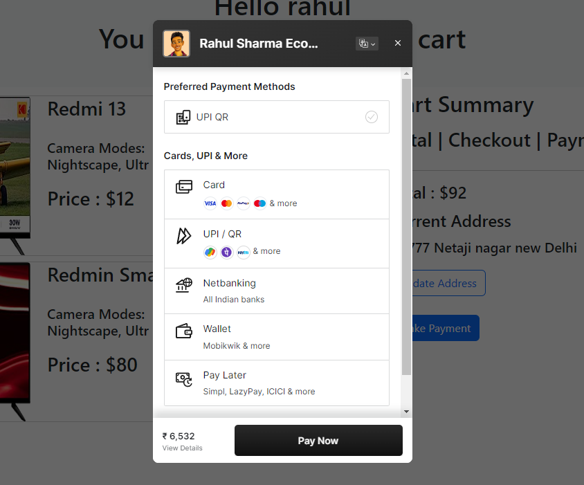 Github Kin6sman Fullstack Ecommerce App Fullestack App