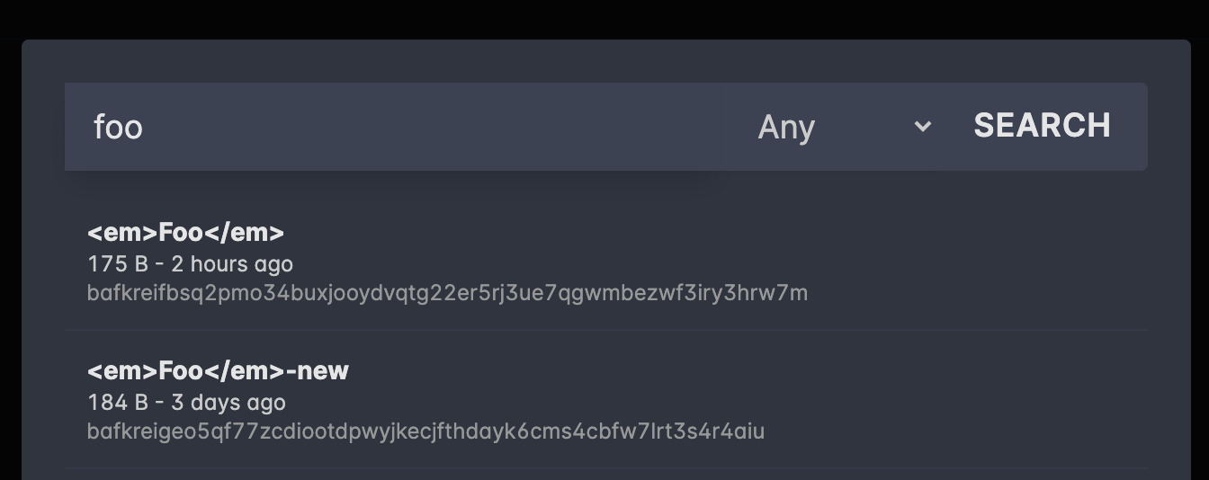 Minor ui bug: ` ` on search results · Issue #20 · opendreamnet/dreamlink.cloud · GitHub