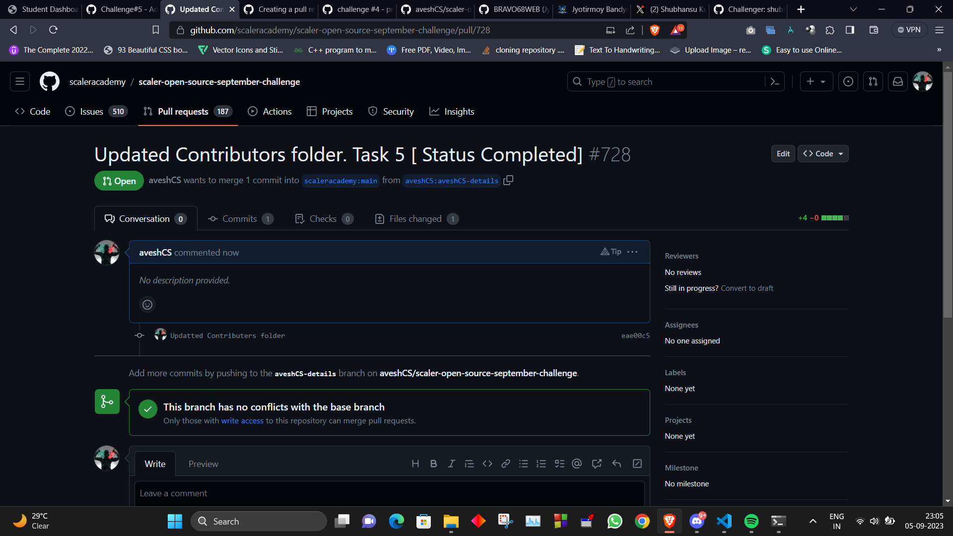 Challenge #1 - Avesh Singh · Issue #375 · scaleracademy/scaler-open-source-september-challenge ...