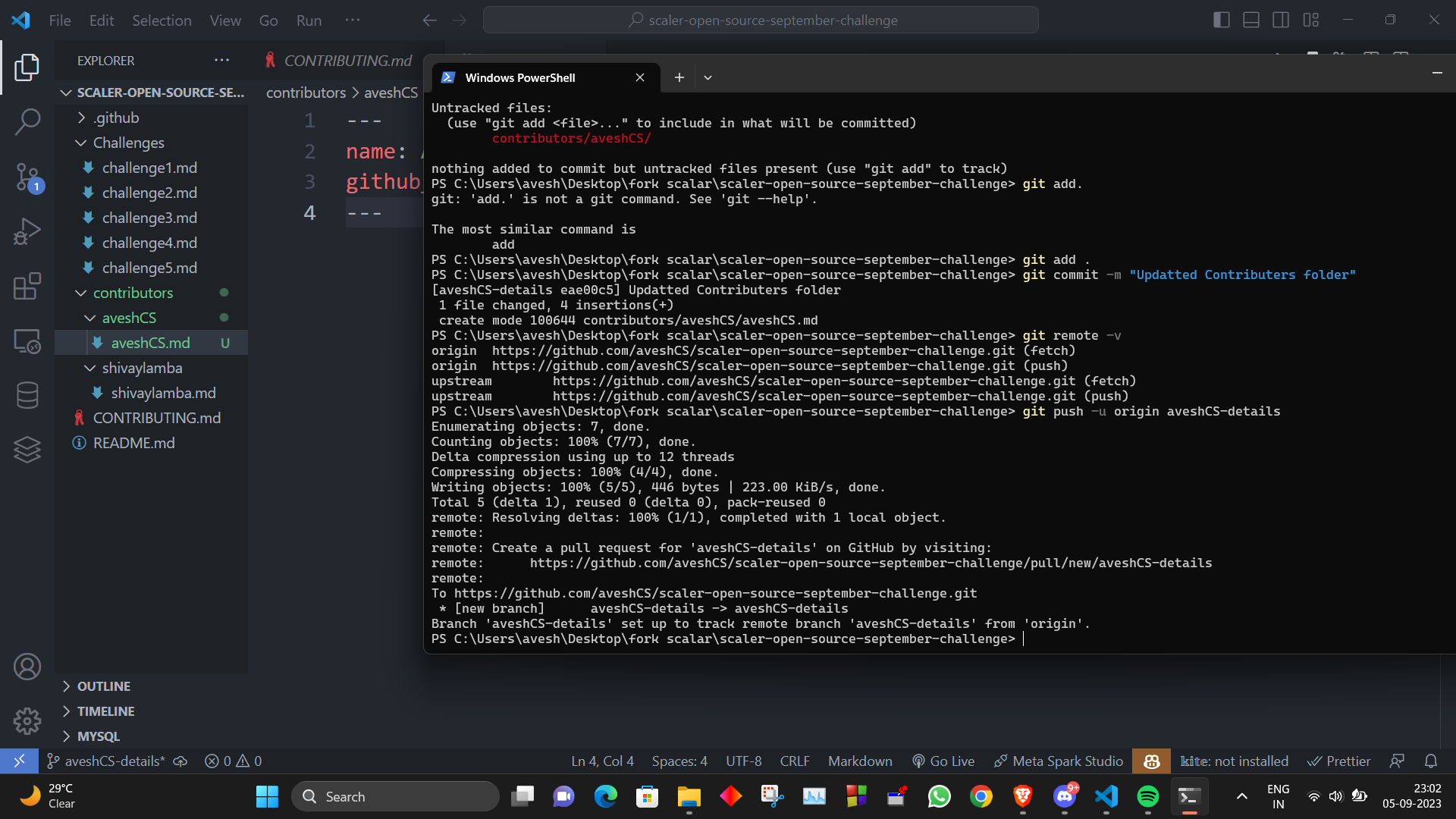 Challenge #1 - Avesh Singh · Issue #375 · scaleracademy/scaler-open-source-september-challenge ...