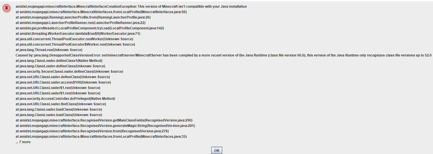 Java 1.17.1 doesn't seem to work no matter what I try. · Issue #1036 · toolbox4minecraft/amidst ...