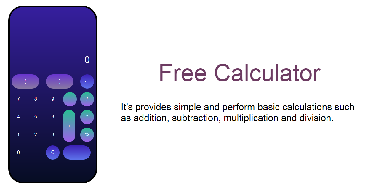 GitHub - Mutharasi03/Calculator: simple calculator
