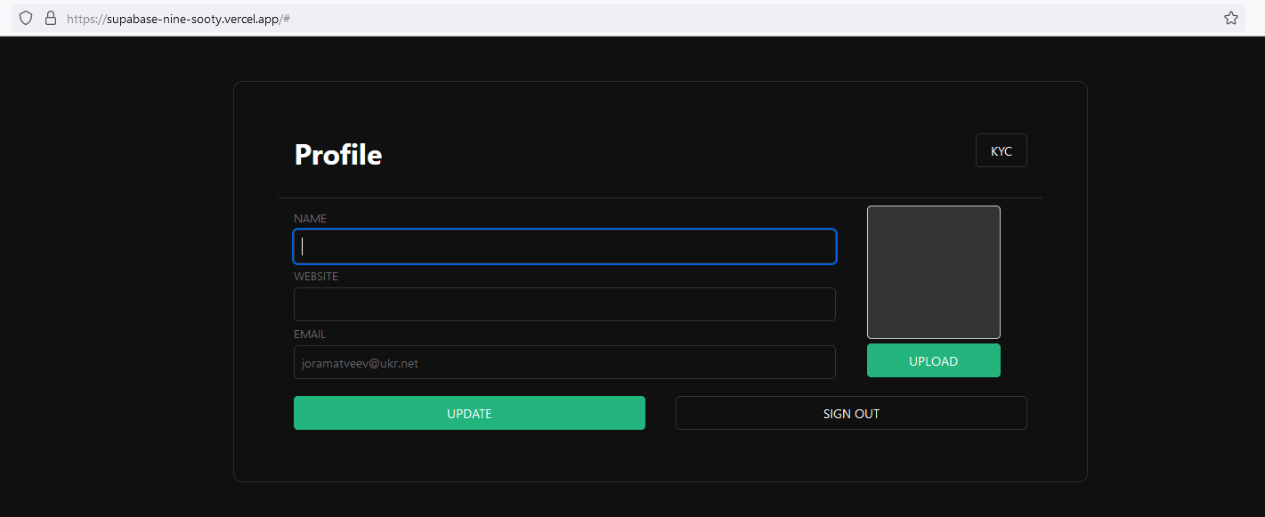GitHub - joramatveev/supabase: Supabase + Next.js app