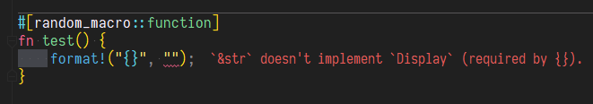 Macro Expansion `andstr Doesnt Implement Display` · Issue 9417