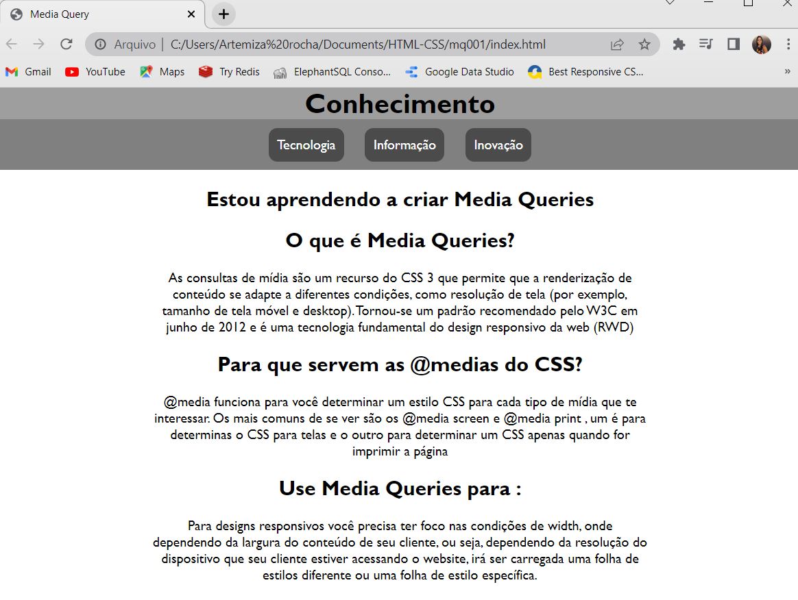 GitHub - Mizarocha/Media-query: Criando um site para a versão de impressora