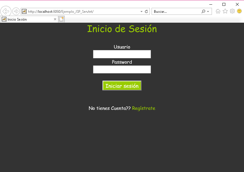 GitHub - carolinabentresca/Ejemplo-JSP-Servlet: Proyecto Java Web / JSP ...