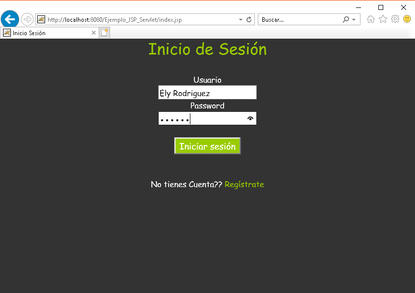 GitHub - carolinabentresca/Ejemplo-JSP-Servlet: Proyecto Java Web / JSP - Servlet