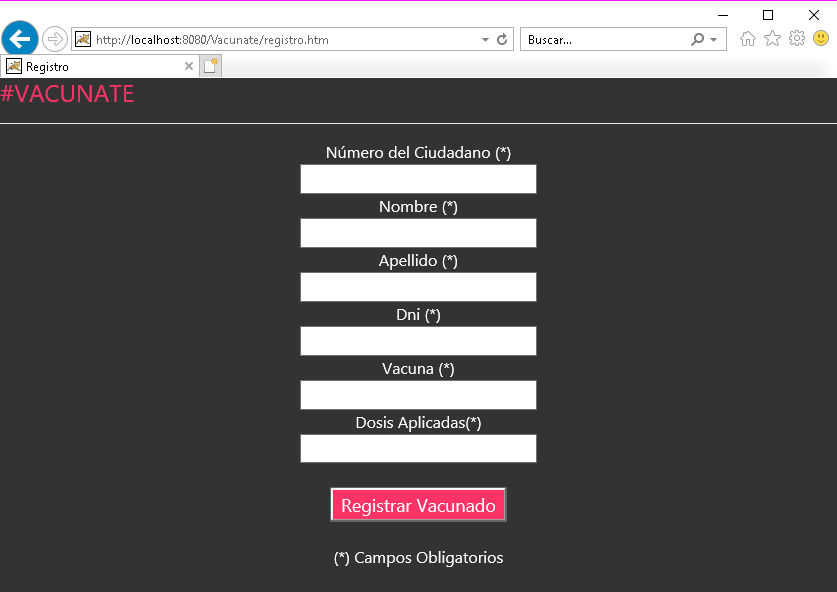 GitHub - carolinabentresca/Vacunate: Proyecto Java Web / SpringMVC