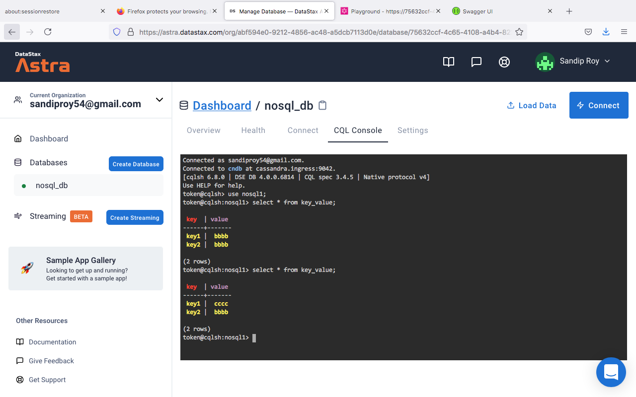[HW] Sandip Roy · Issue #465 · datastaxdevs/workshop-introduction-to-nosql · GitHub