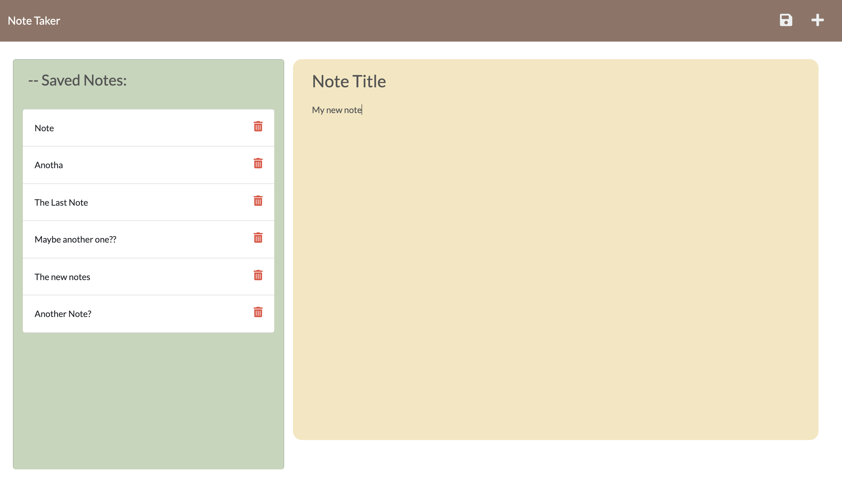 GitHub - mado8/note-taker: modyifying a codebase to add server side functionalities to a note ...