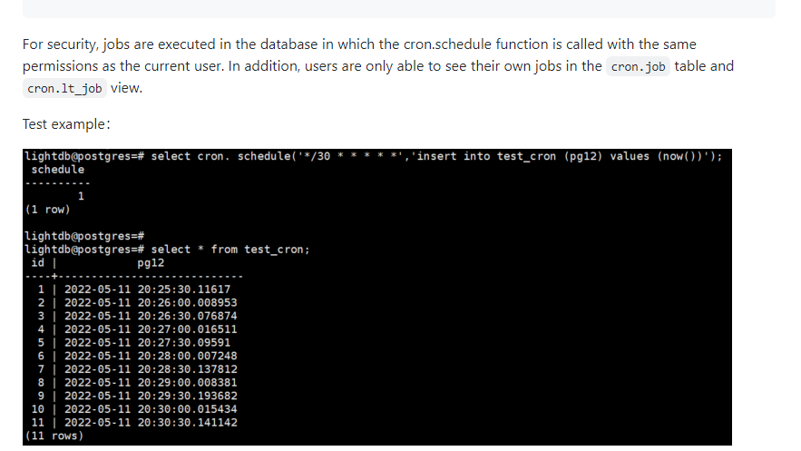 Add A Way To Run A Job Every X Seconds · Issue 6 · Citusdata Pg Cron · Github