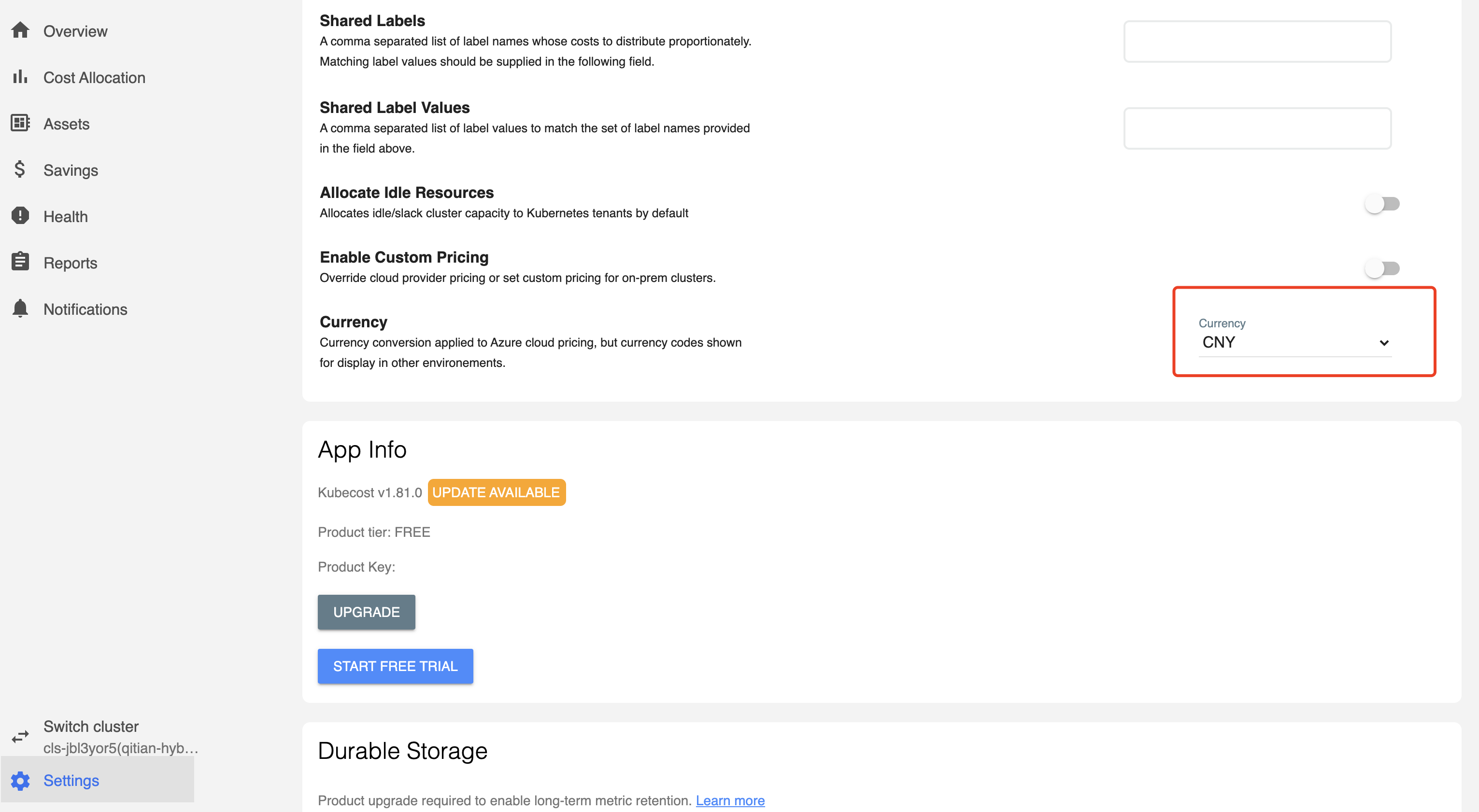 There is a bug in UI about currency · Issue #847 · opencost/opencost · GitHub