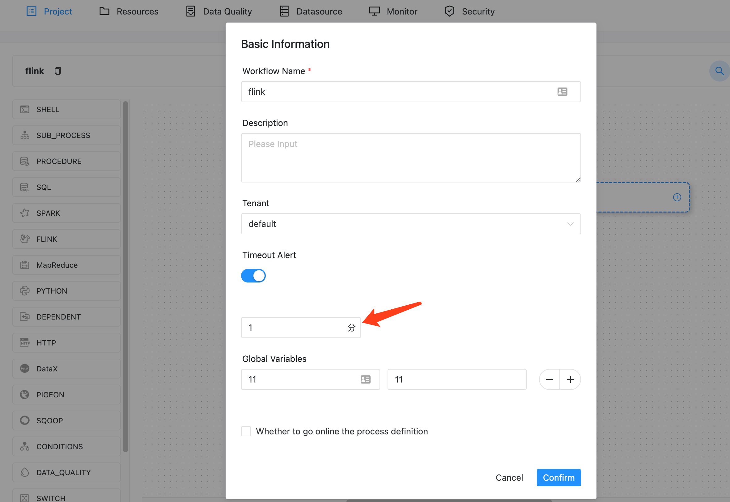 [Bug] [UI Next][V1.0.0-Alpha] Workflow modal timeout alert internationalization · Issue #8940 ...