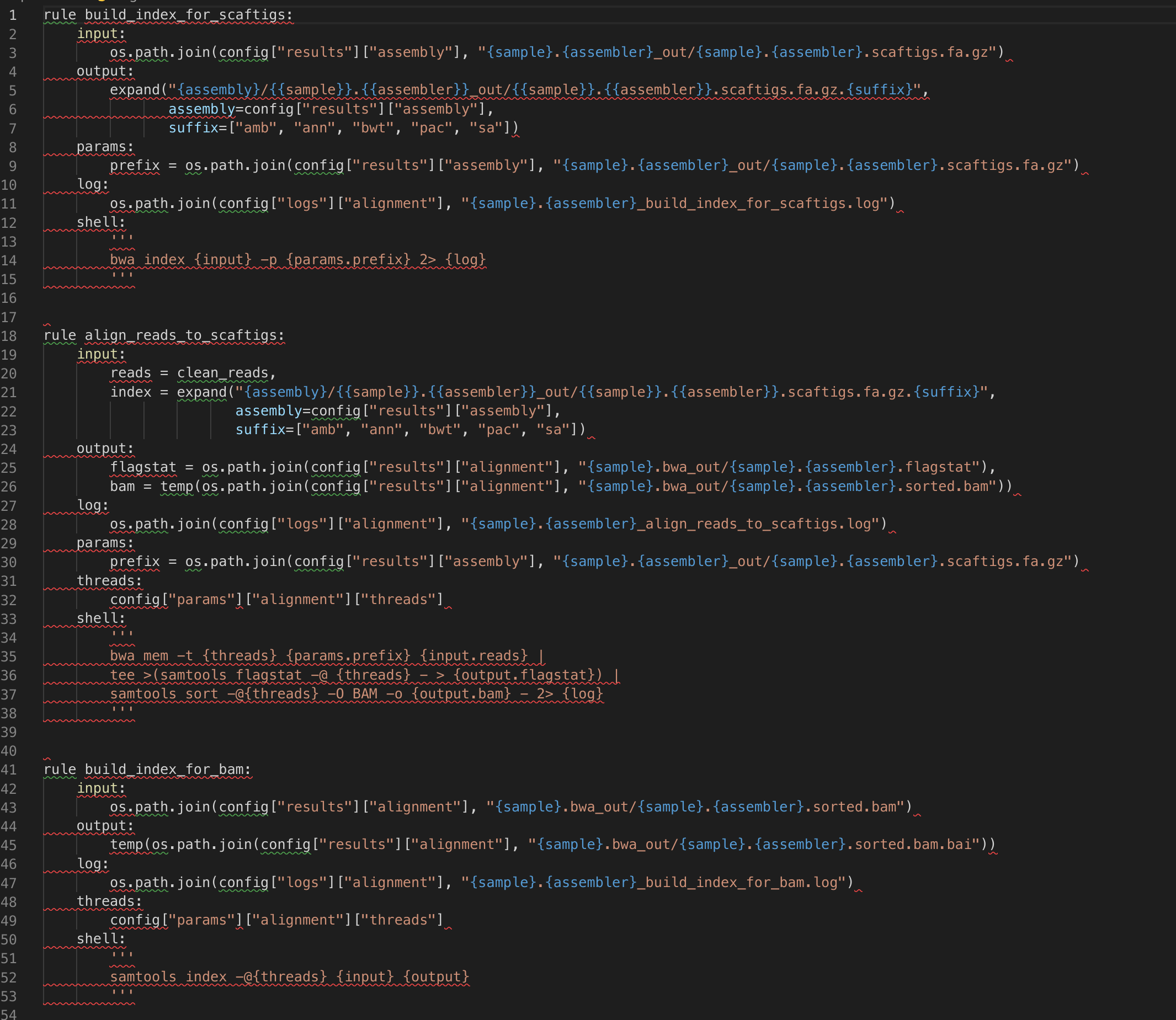 Better support for snakemake · Issue #6438 · microsoft/vscode-python · GitHub