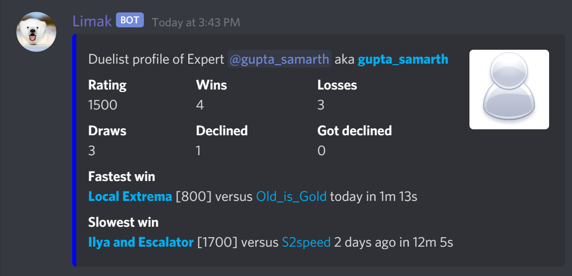 ;duel rating and ;duel profile ratings don't match for some duelists. · Issue #380 · cheran ...