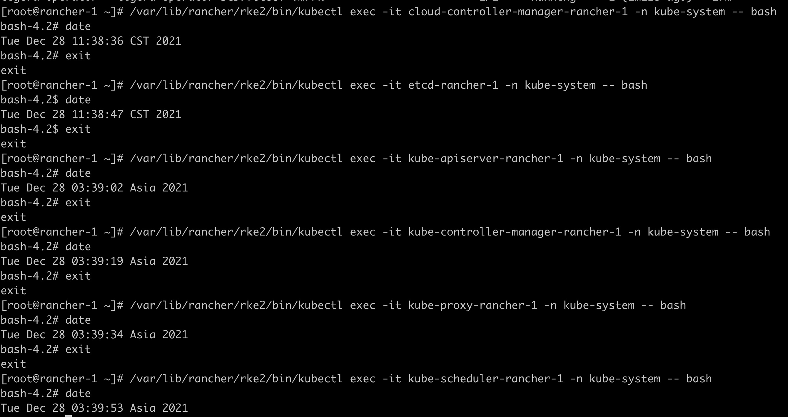 RKE2 deployment k8s component time zone problem · Issue #2192 · rancher/rke2 · GitHub