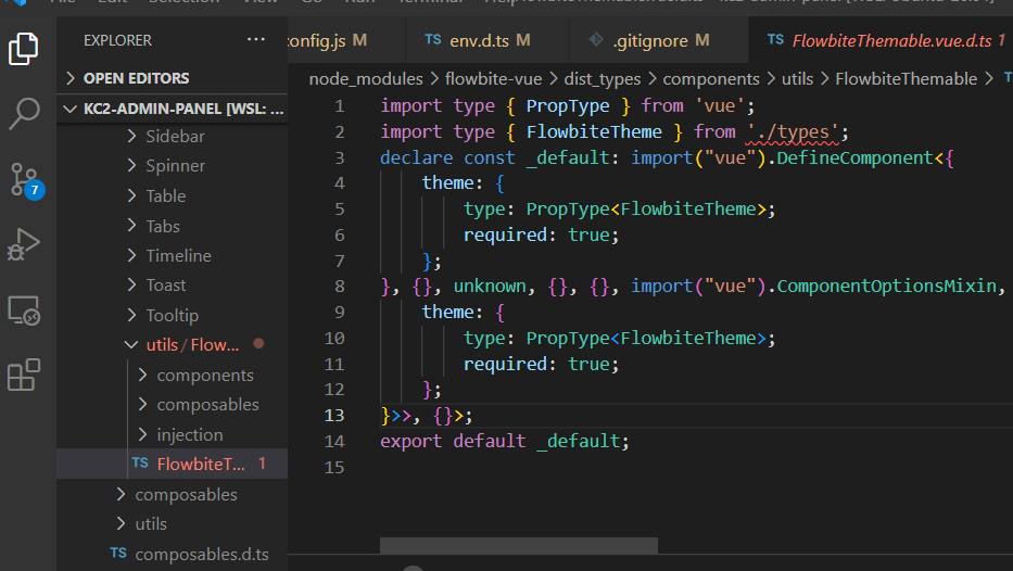 Cannot Find Types · Issue 84 · Themesbergflowbite Vue · Github