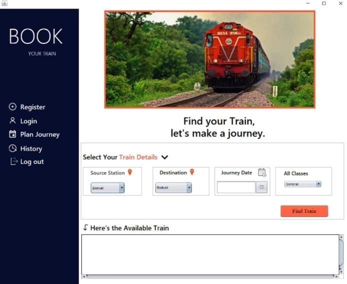 GitHub - rushii1192/trainTicketManagementSystem