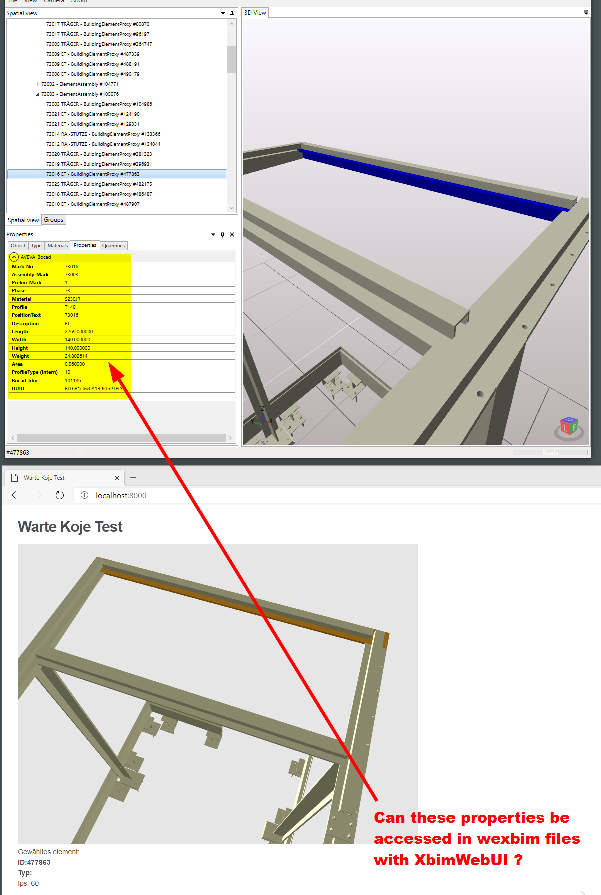 Can I get IFC properties from wexbim files? · Issue #289 · xBimTeam/XbimWebUI · GitHub