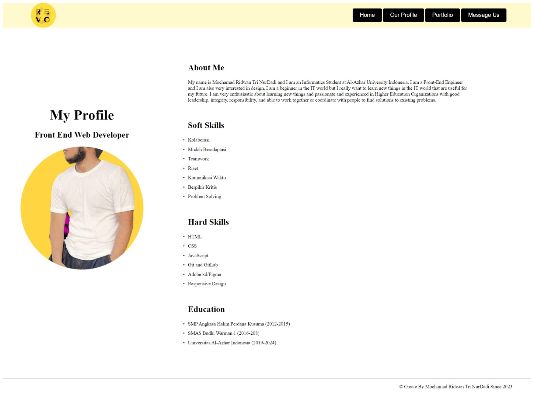 GitHub - mridwantrinurdadi/revoU-website: Mini Project RevoU Website