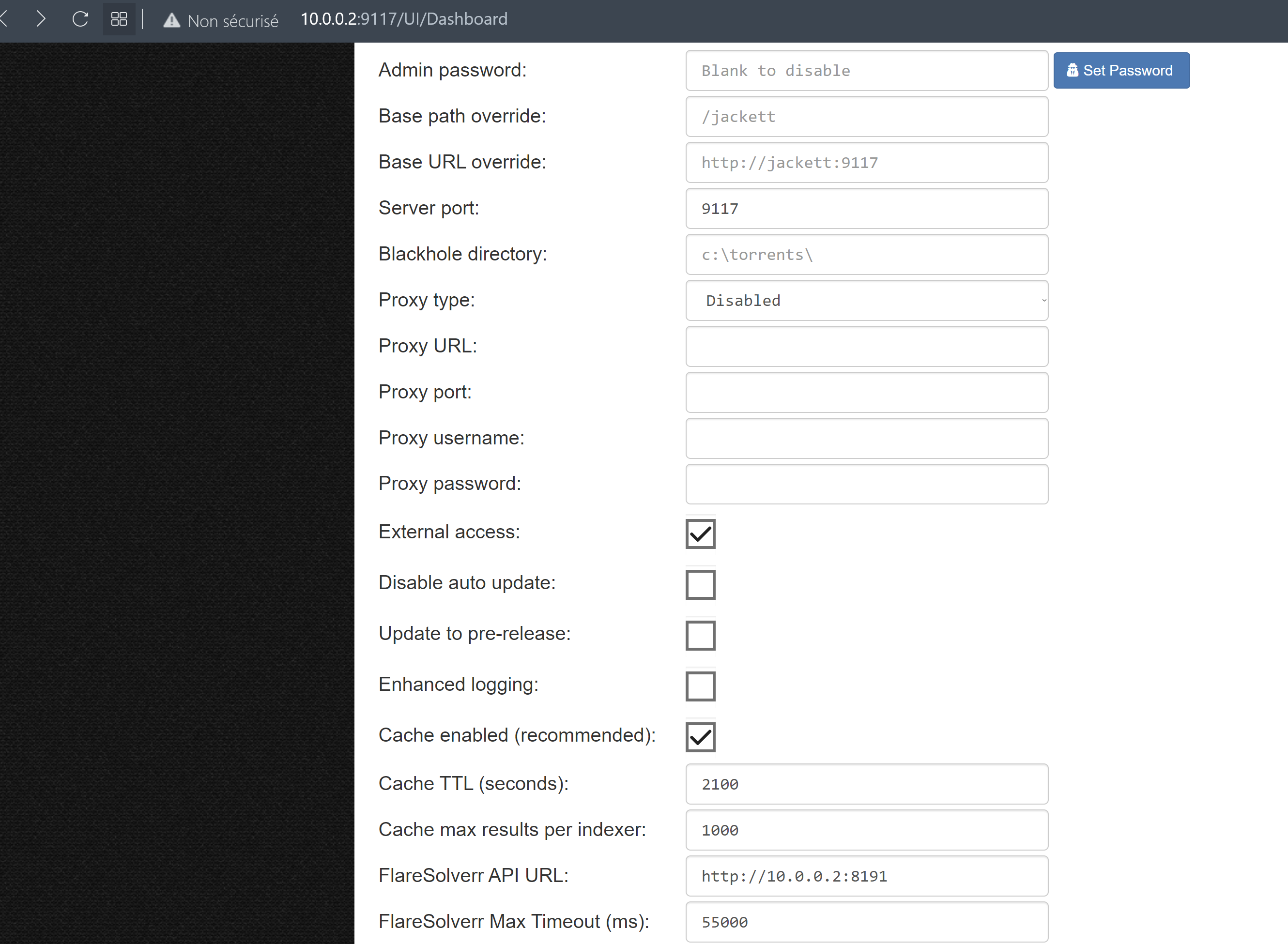 [yggtorrent] Resource temporarily unavailable (www3.yggtorrent.re:443): Resource temporarily ...