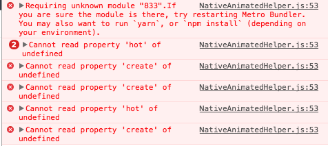 [RN 0.50 / 0.51] "Requiring unknown module" error after hot reloading · Issue #214 · jhen0409 ...