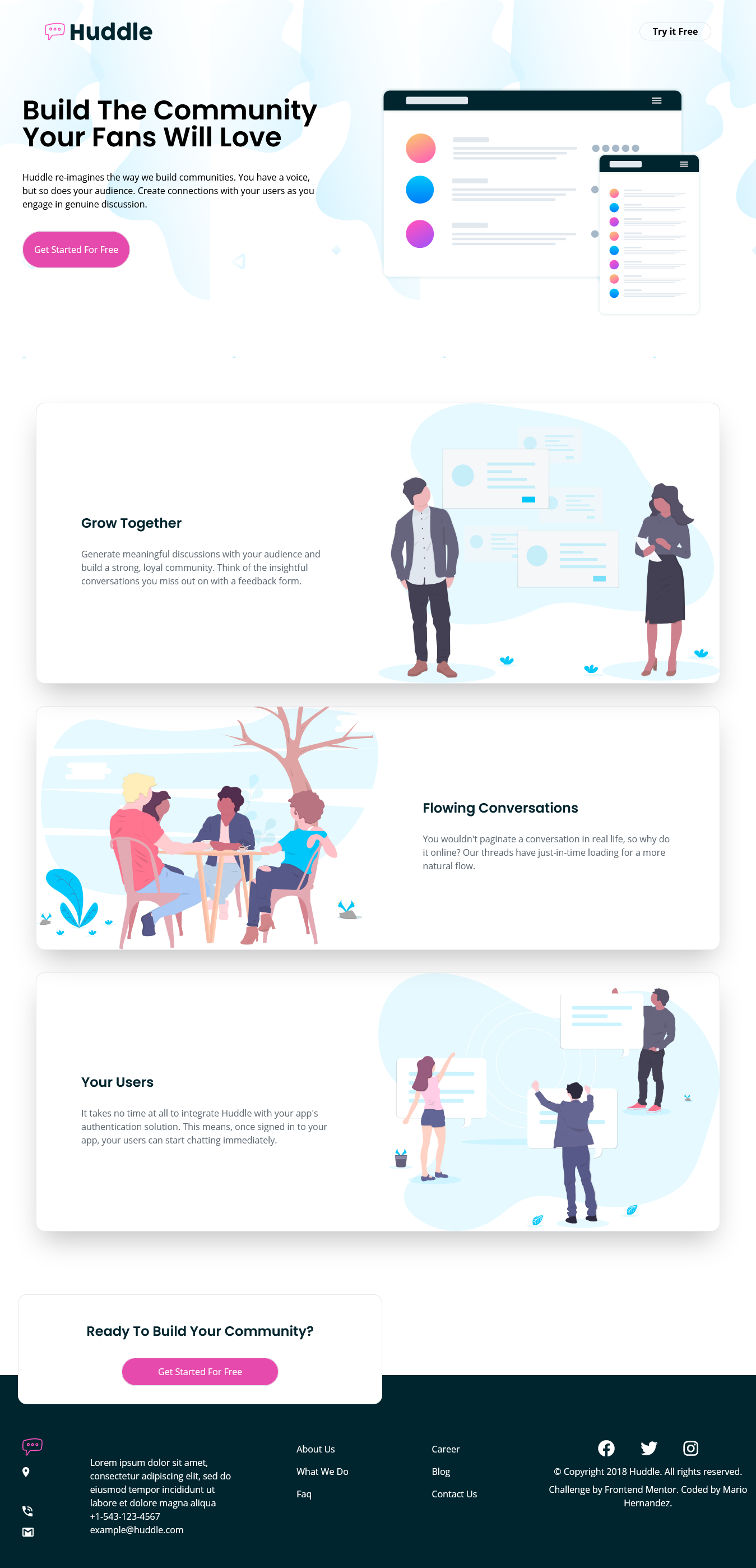 GitHub - Ryoma1512/huddle-landing-page-with-alternating-feature-blocks-master