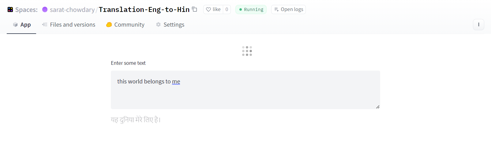 GitHub - Sarat-Chowdary/Transformer_eng_to_hin: Machine translation ...