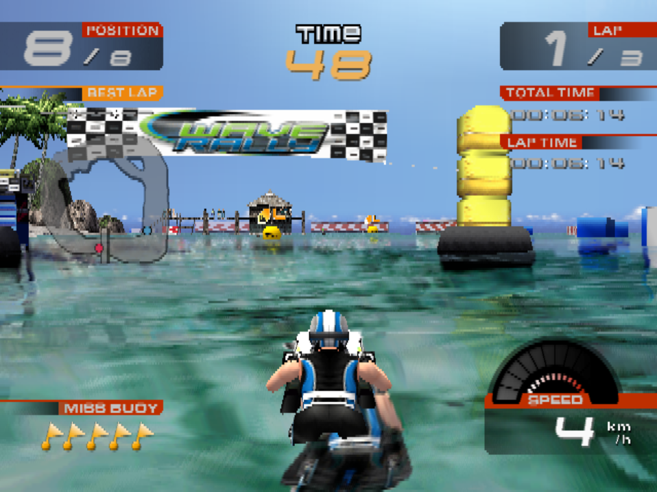 [BUG]: Wave Rally SLPS-20170 White Color water and strange reflections ...