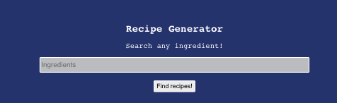 GitHub - MattStudzinski/recipe-search