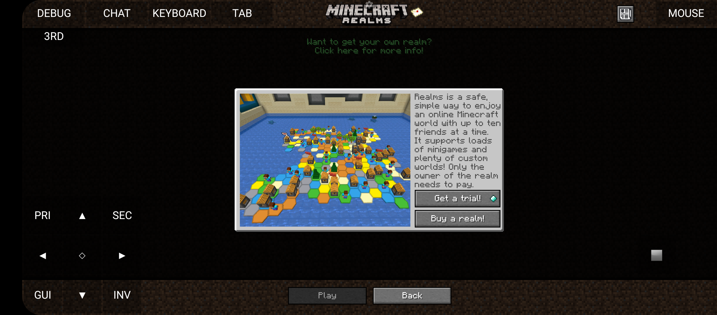 [BUG] can't see realms you own to join them · Issue #3826 · PojavLauncherTeam/PojavLauncher · GitHub