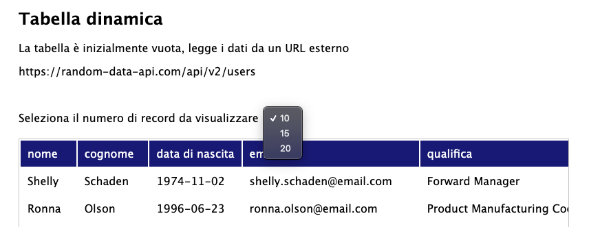 GitHub - FabioMGiacomini/Tabella_dinamica: Created with CodeSandbox