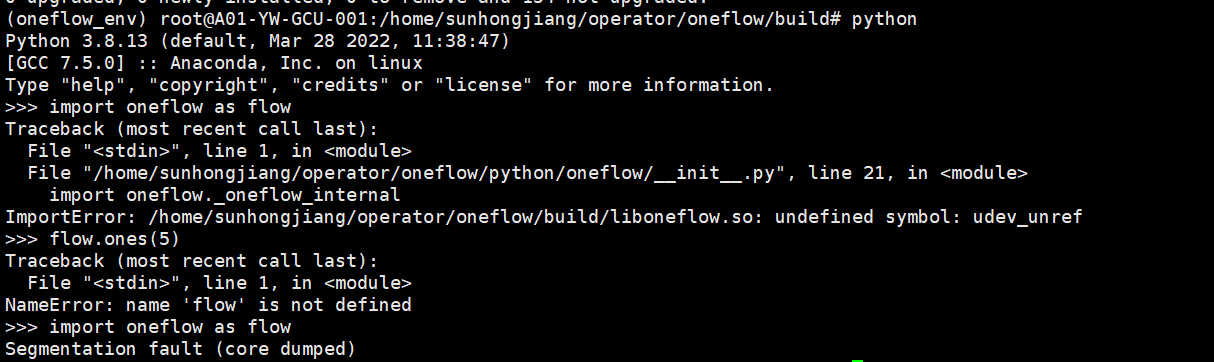 CPU编译问题 · Issue #9188 · Oneflow-Inc/oneflow · GitHub
